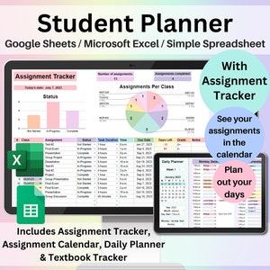 Study Planner - Etsy