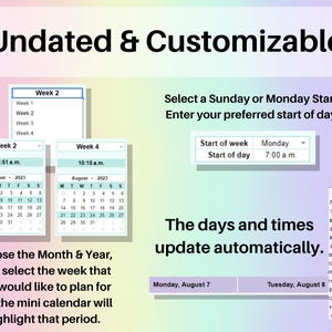 Editable Planner Spreadsheet Google Sheets & Excel | Daily, Weekly ...