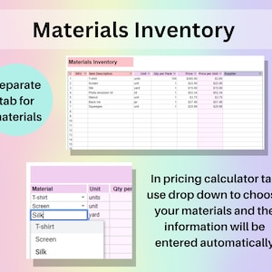 Product Pricing Calculator Spreadsheet Google Sheets & Excel | Small ...