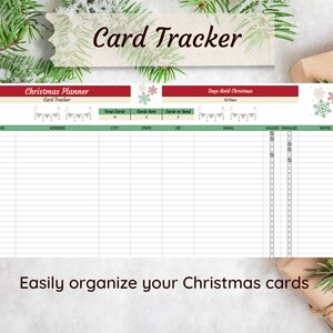 Christmas Planner Budget Spreadsheet Google Sheets Template - Etsy