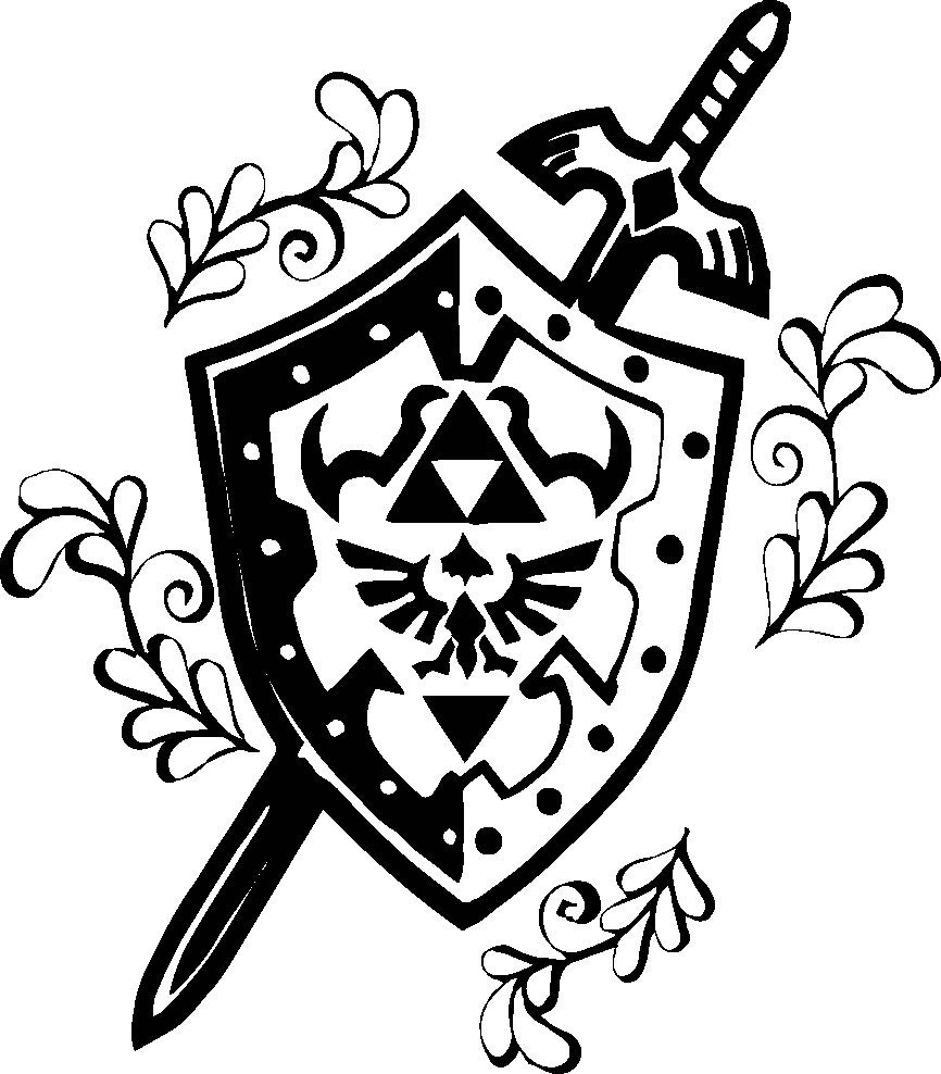 Hylian Shield | Detailed | 2 | PNG - Etsy