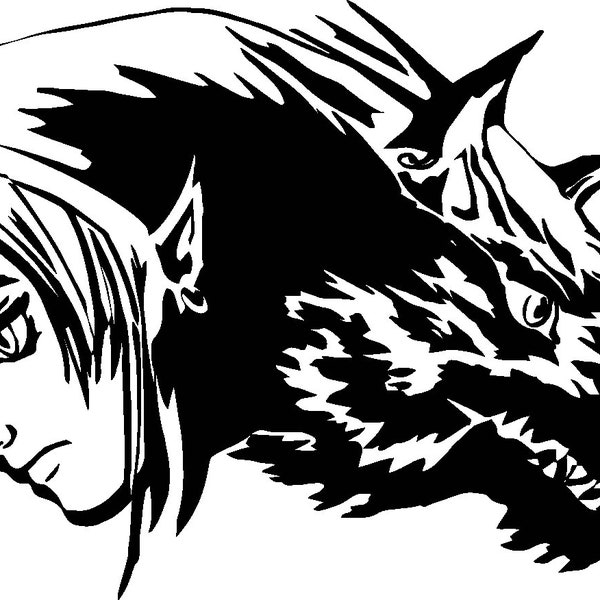 Wolf Link Art - Etsy