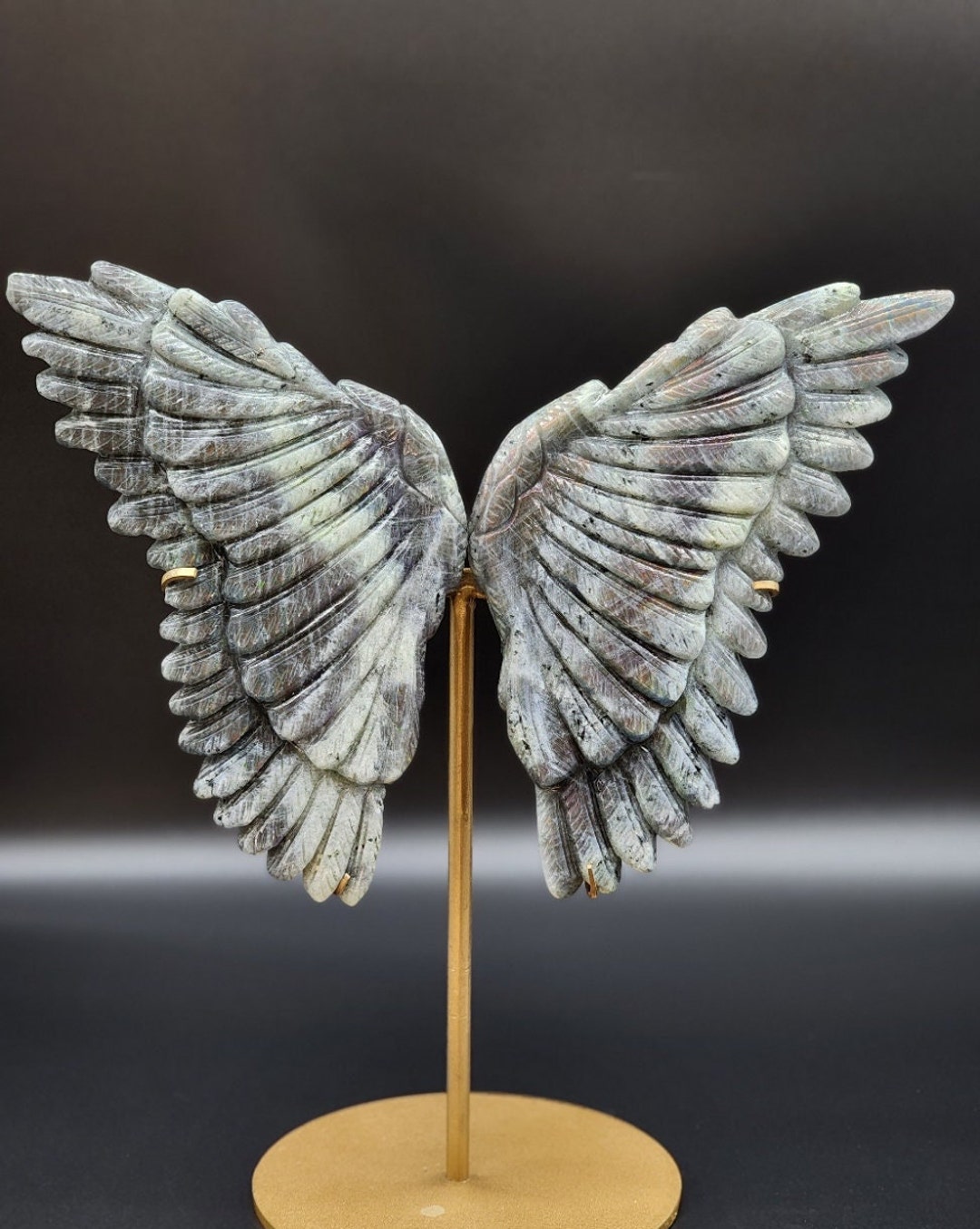 Labradorite Angel Wings - Etsy