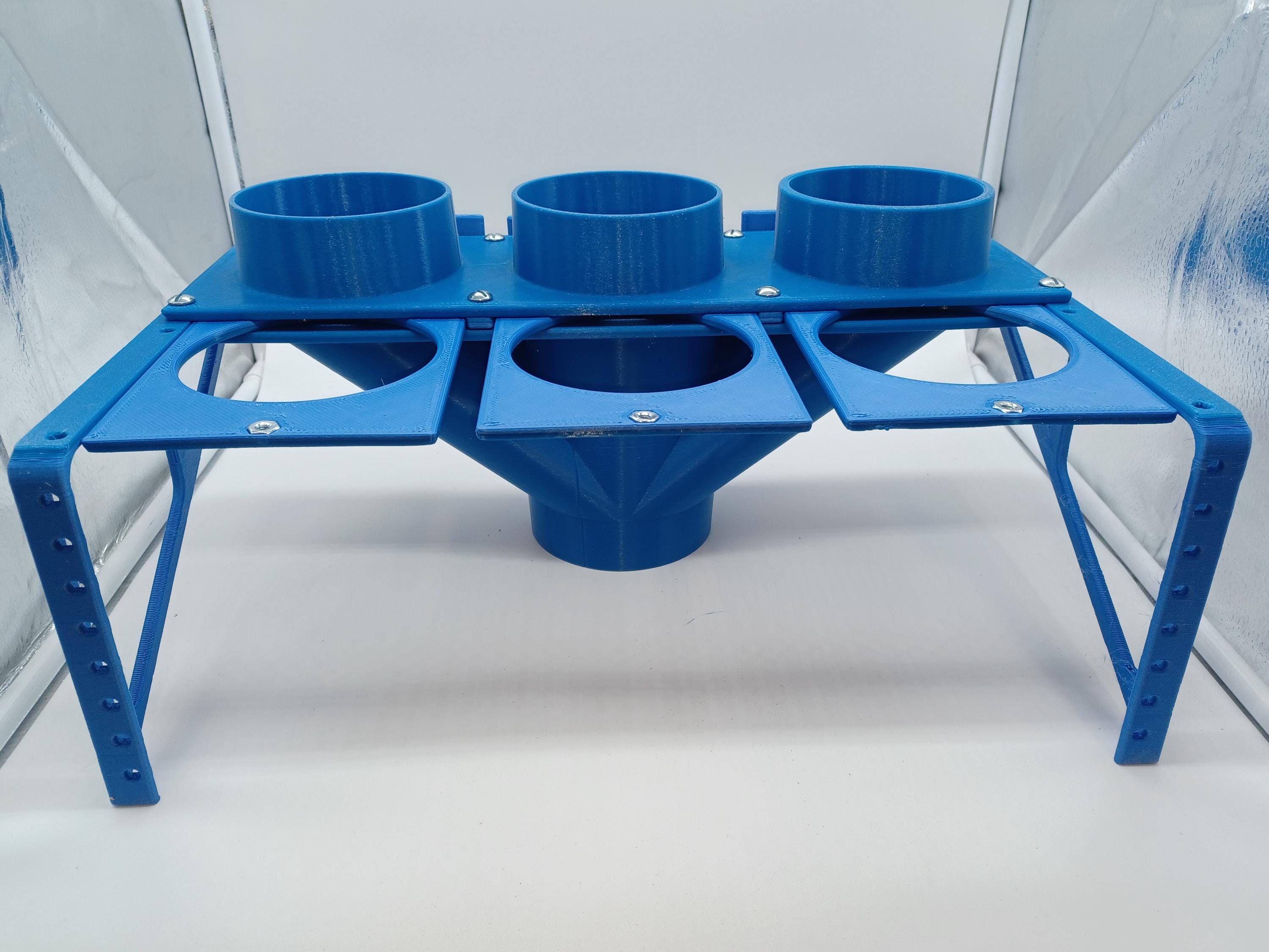 4 Inch 3 Way Dust Collection Manifold With Blast Gates / Splitter ...