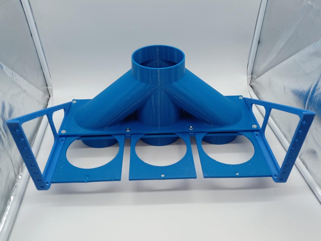 4 Inch 3 Way Dust Collection Manifold With Blast Gates / Splitter ...