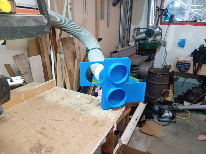 4 Inch Dust Collection Y (wye) With Blast Gates / Splitter / Shutoff ...