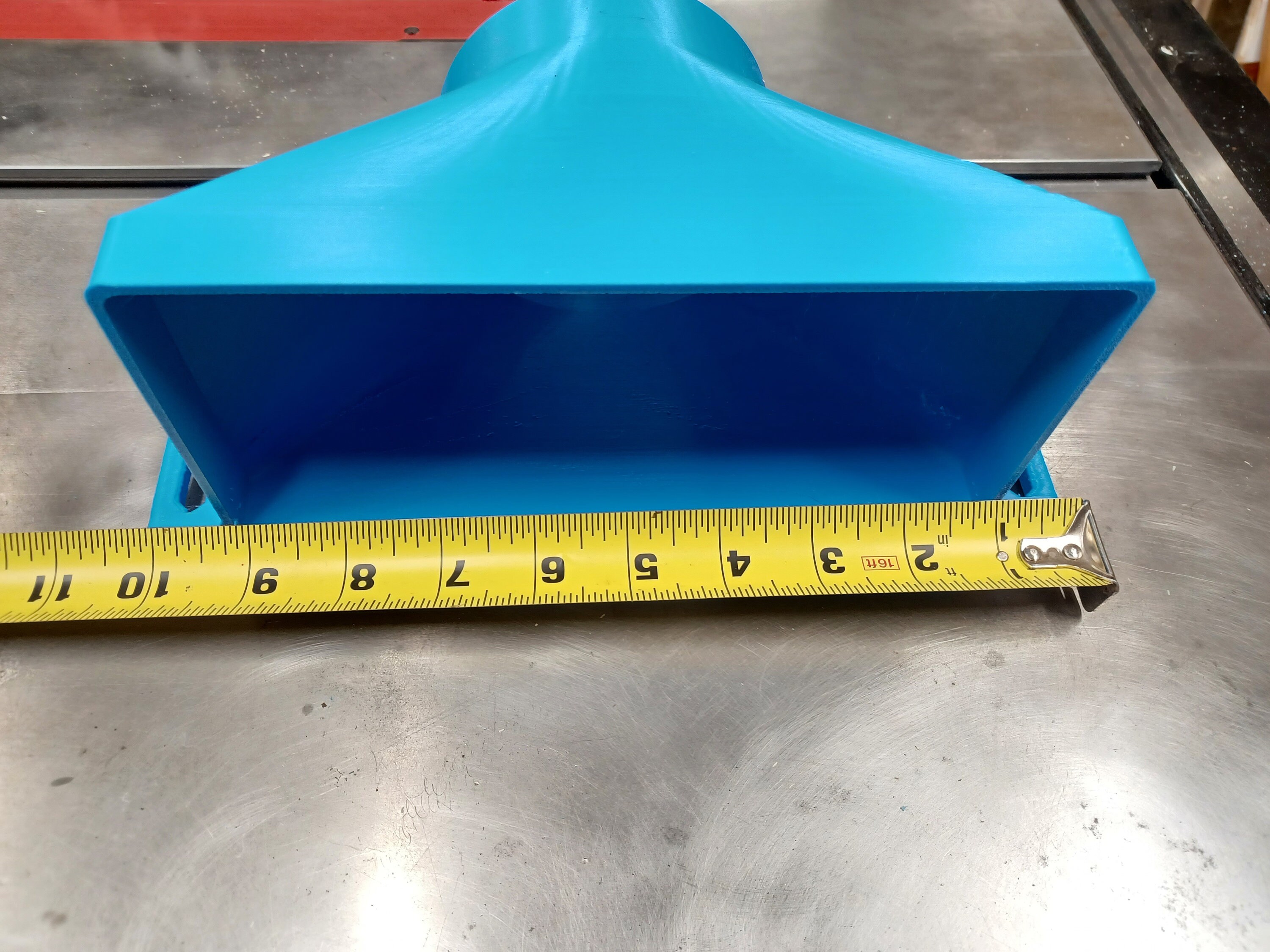 4 Inch Dust Collection Chute Fitting for Tablesaw, T Tracks, Mitre Slot ...