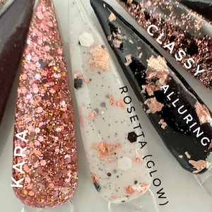 Rose Gold Dip Powder Collection - Kande Dips Anniversary Set - Etsy