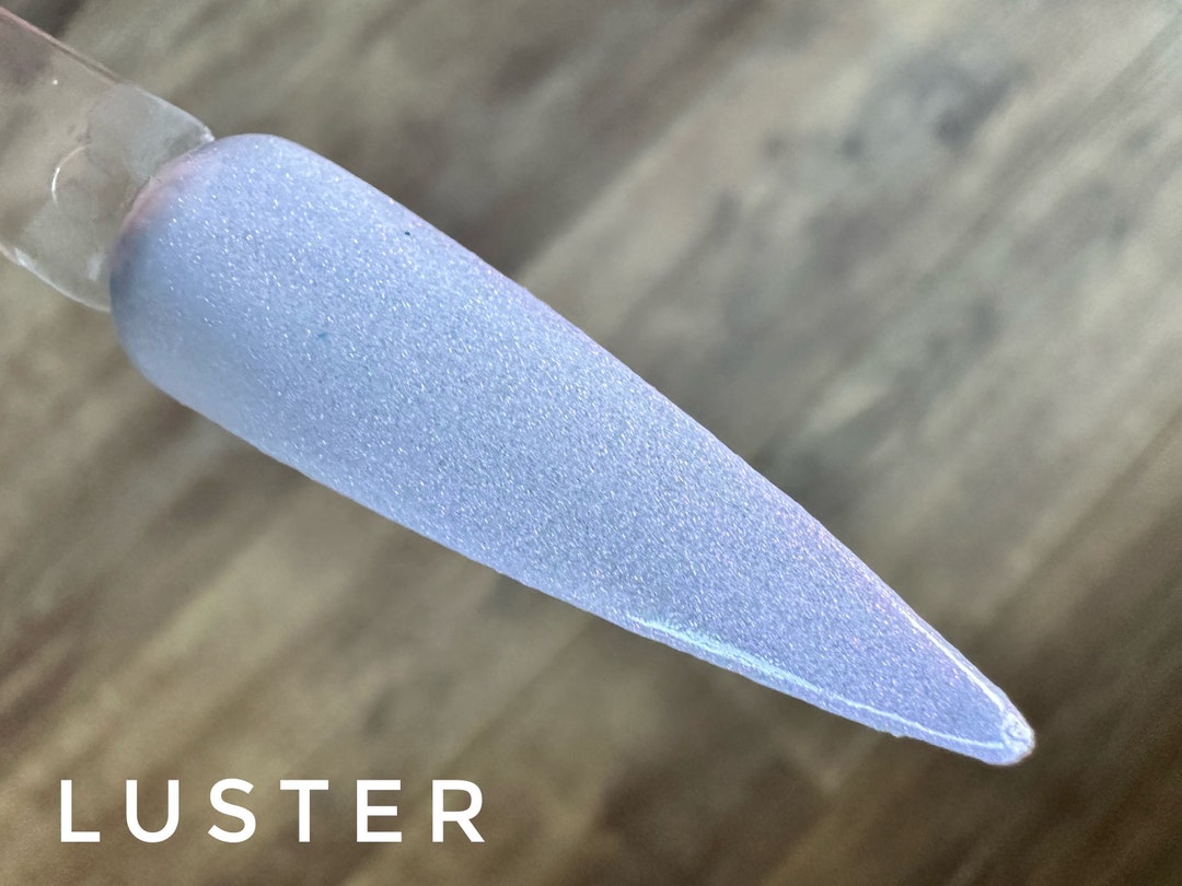 Luster Dip Powder, Light Purple Dip Powder for Nails, Pearlescent ...