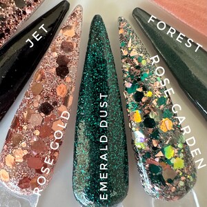 Rose Gold Dip Powder Collection - Kande Dips Anniversary Set - Etsy