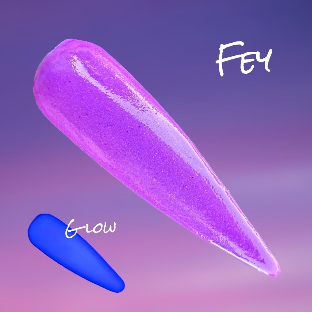 Fey Mauve Dip Powder: Violet Glow Nail Dip - Etsy