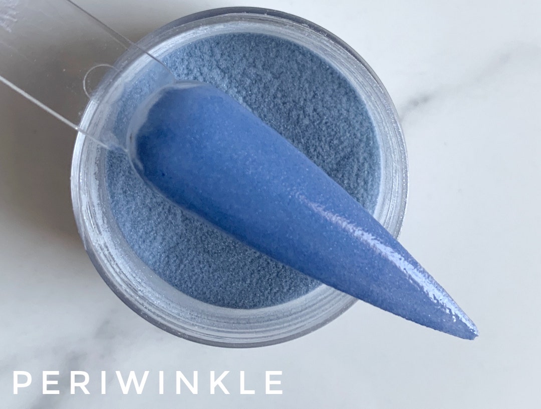 Periwinkle Dip Powder, Acrylic Powder Periwinkle, Periwinkle Powder for ...