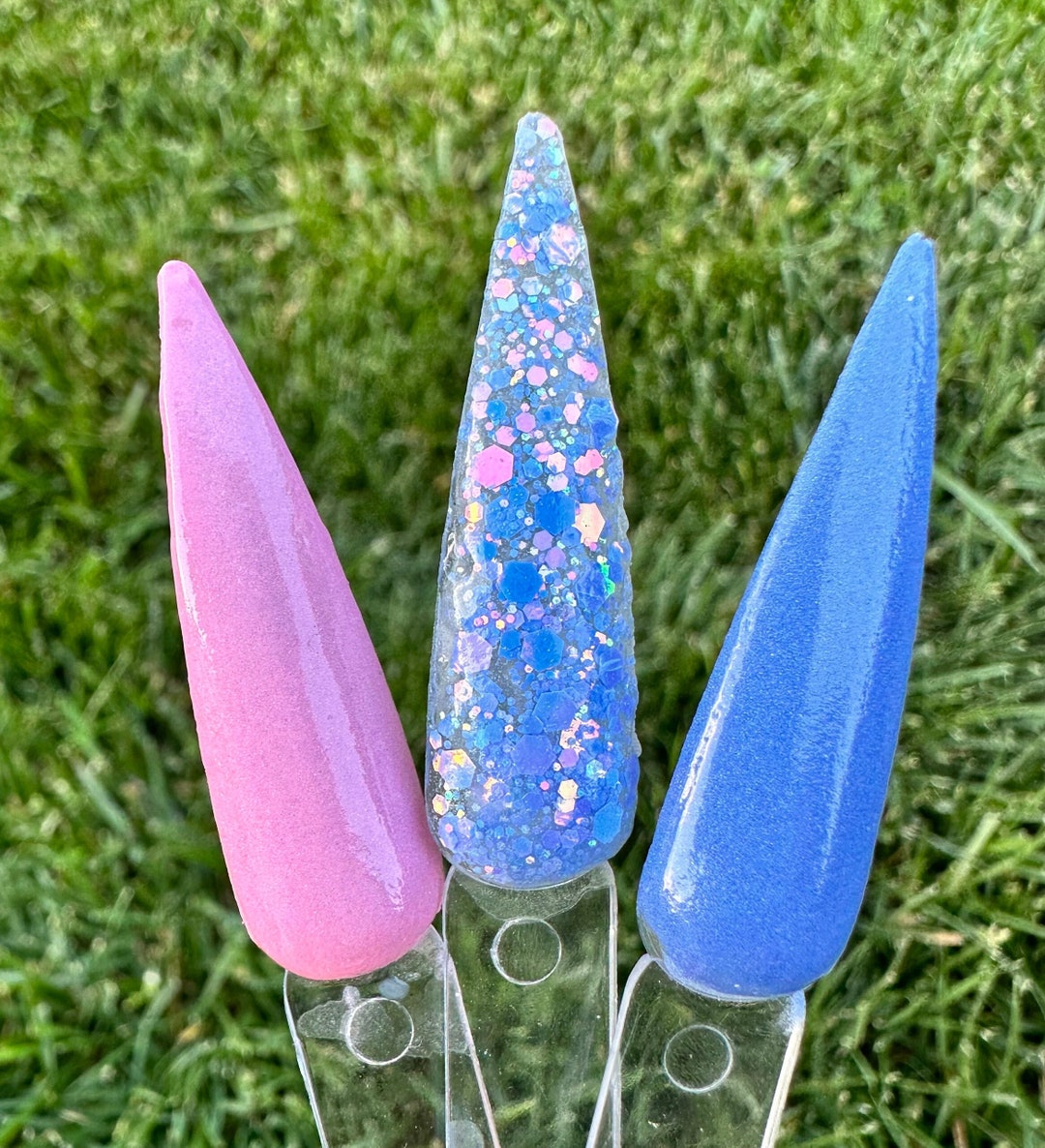 May Trio, Kandedips Periwinkle, Perry and Pinky Dip Powders - Etsy