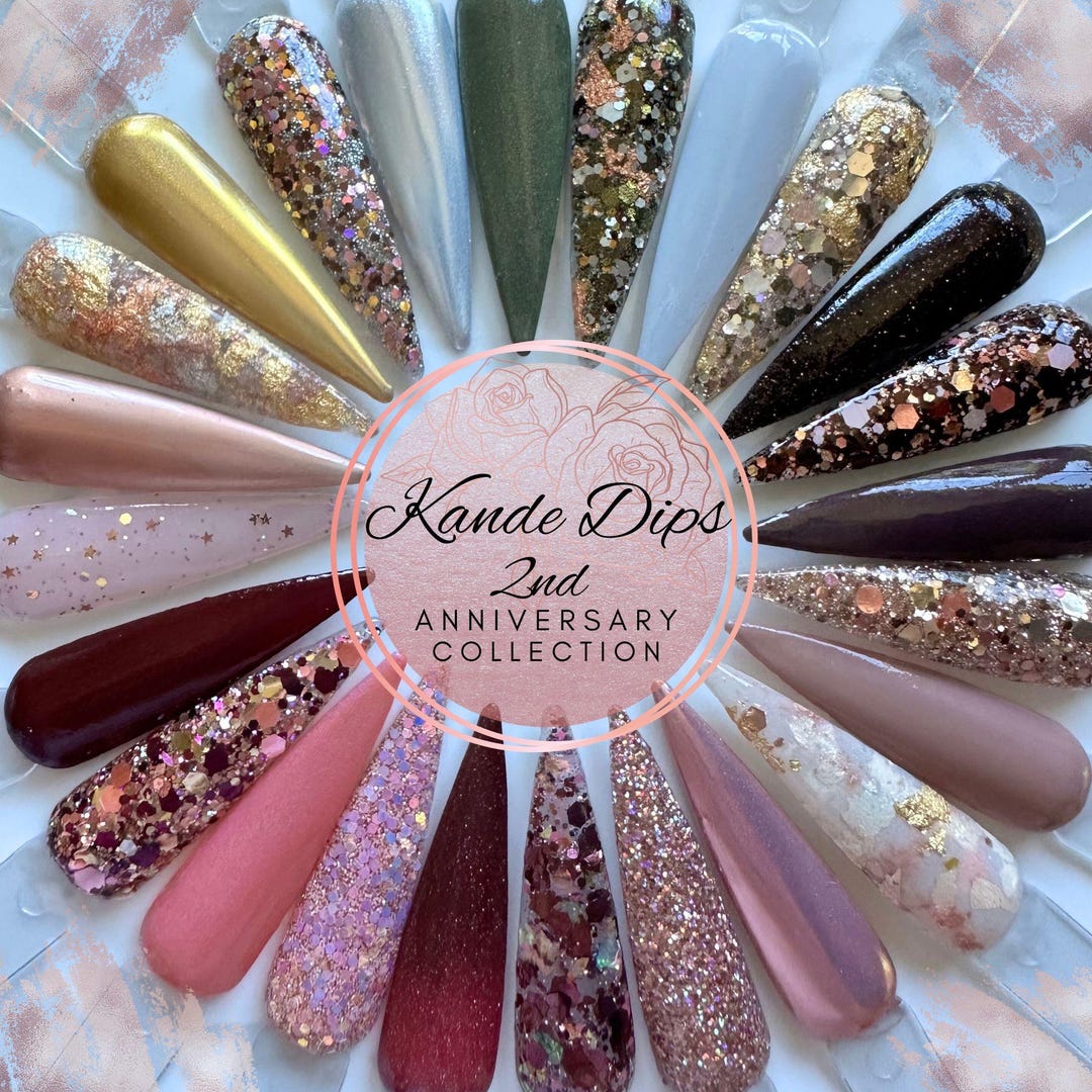 Kande Dips Anniversary Collection: Fall Nail Dip Powder - Etsy