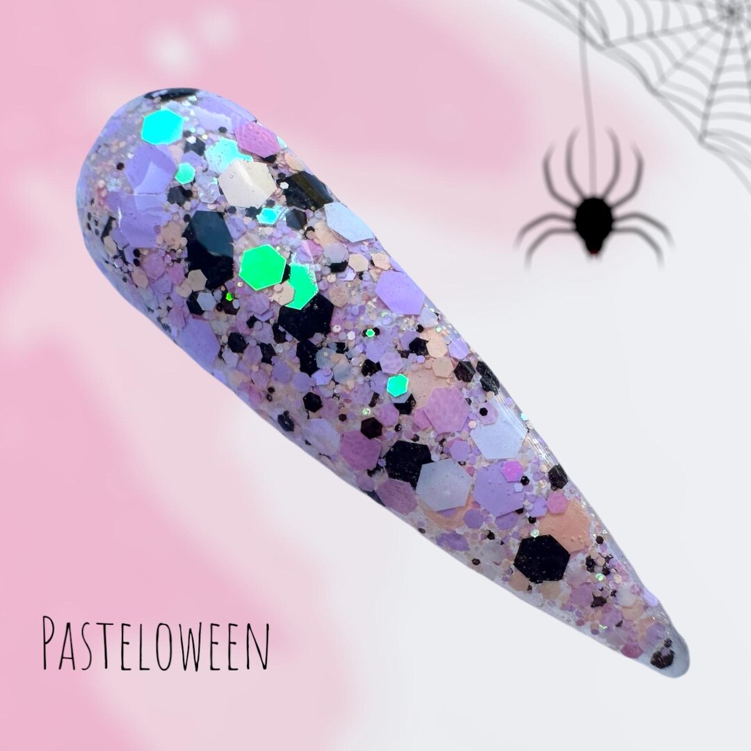 Pasteloween Dip Powder: Chunky Glitter Nail Dip - Etsy