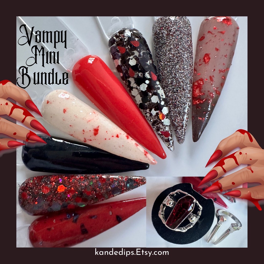 Halloween Dip Powder Trio: Vampire Mini Bundle - Etsy