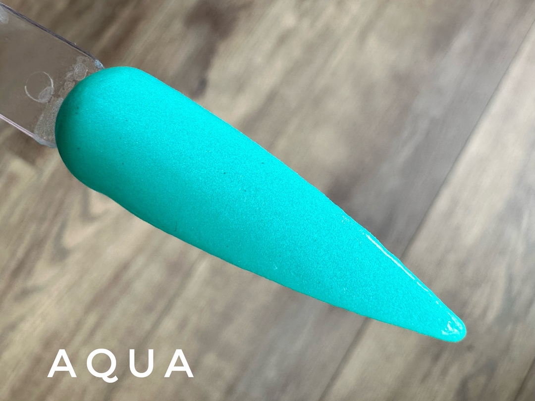 Aqua Dip Powder, Green Blue Dip Powder, Diy Nails, Solid Dip Powder ...
