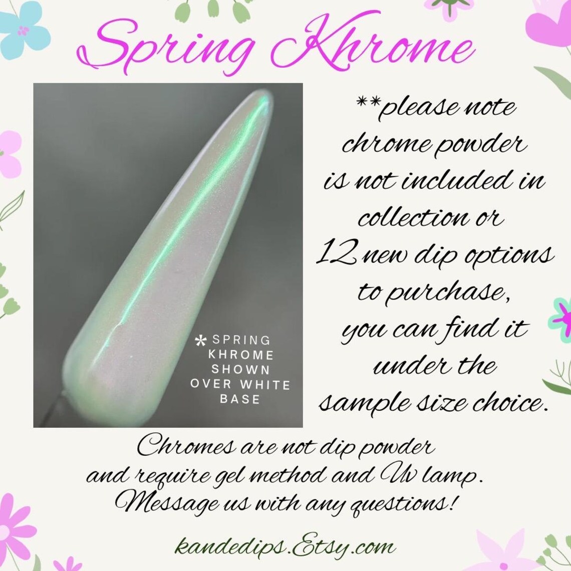 Spring Dip Powder Collection: Mint, Lavender, Orchid Nail Dips - Etsy
