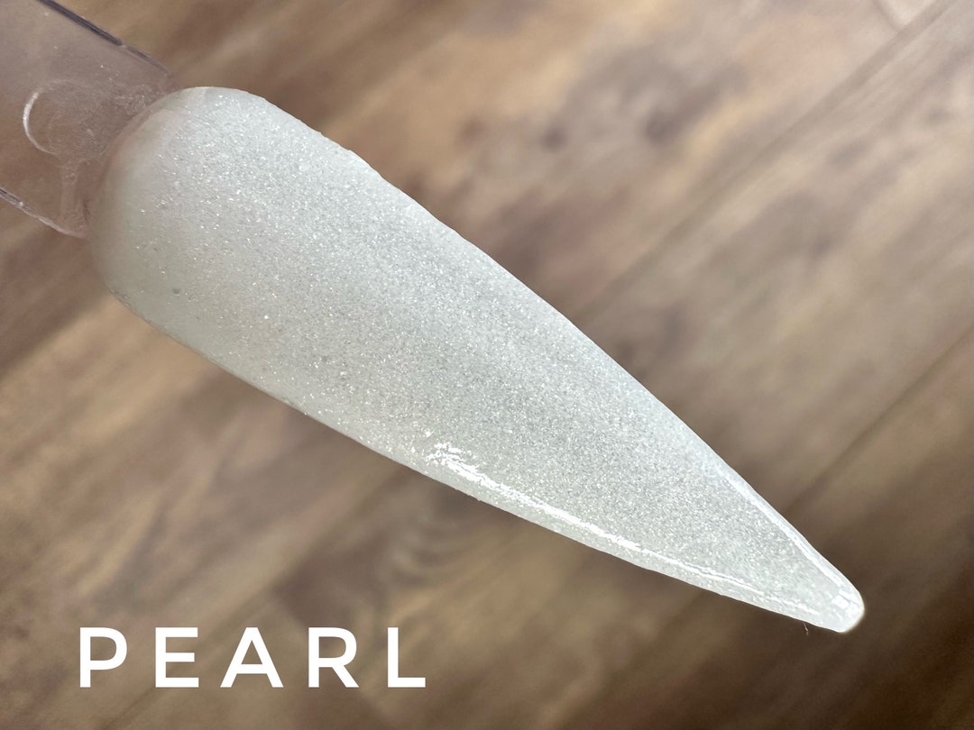 Pearl Dip Powder, Pearl White Dip Powder for Nails, Dip Powder Pearl ...