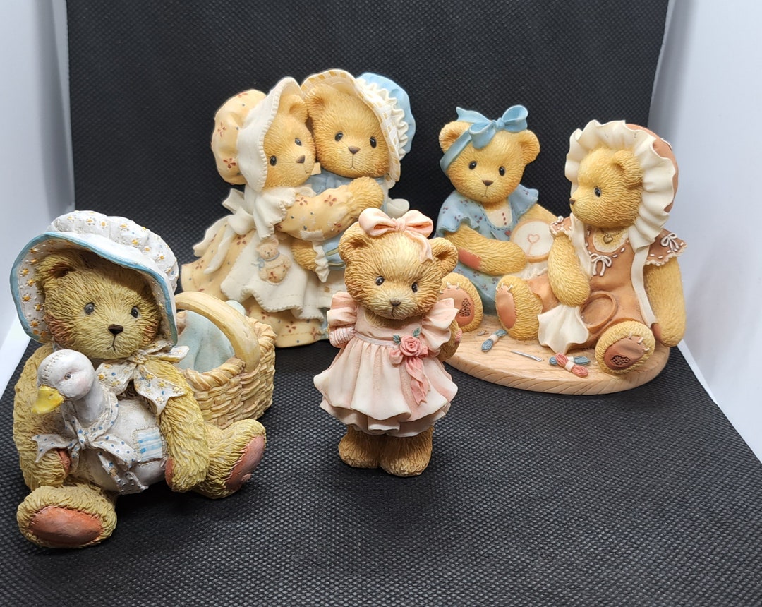 Vintage Cherished Teddies From the 1990'S Collectibles Set of 4 - Etsy
