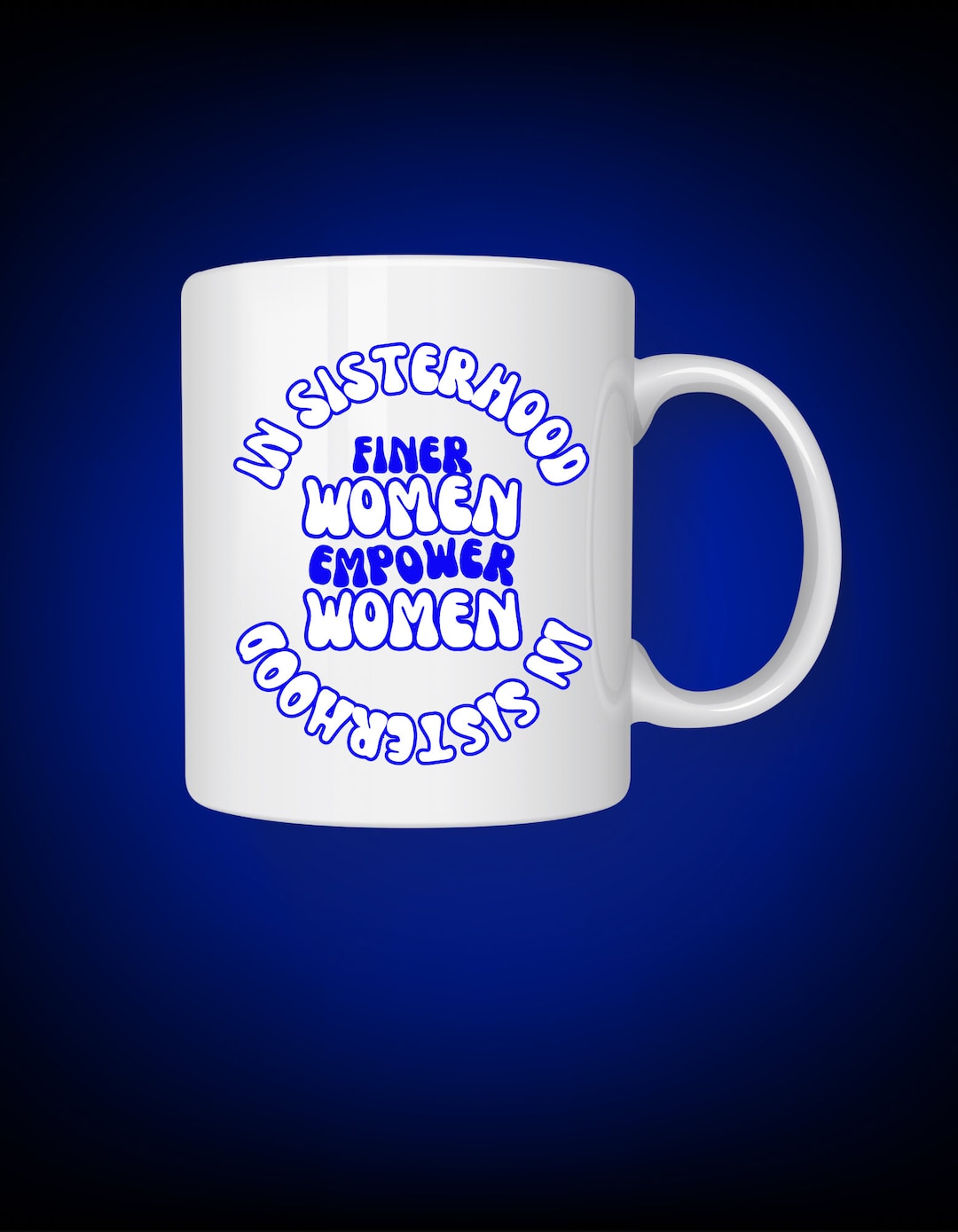 Zeta Phi Beta Sorority in Sisterhood Ceramic Mug, 11oz/15oz Ceramic ...