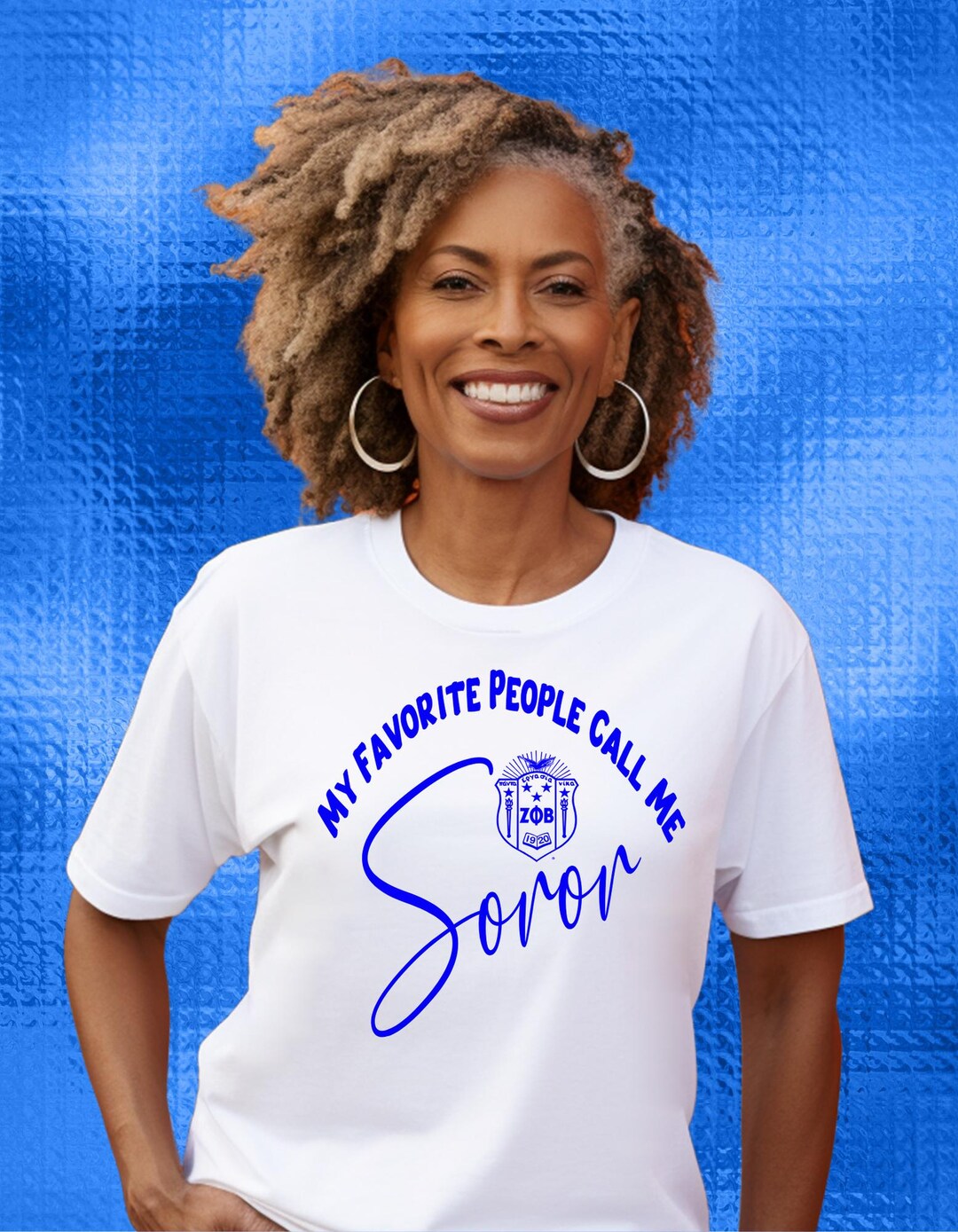 Zeta Phi Beta Soror T-shirt: My Favorite People Call Me Tee - Etsy