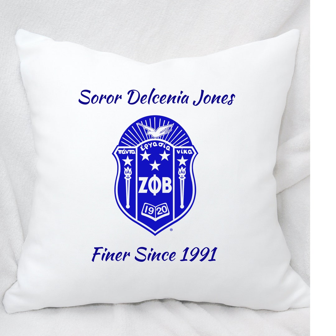 Zeta Phi Beta Custom Pillow - Etsy