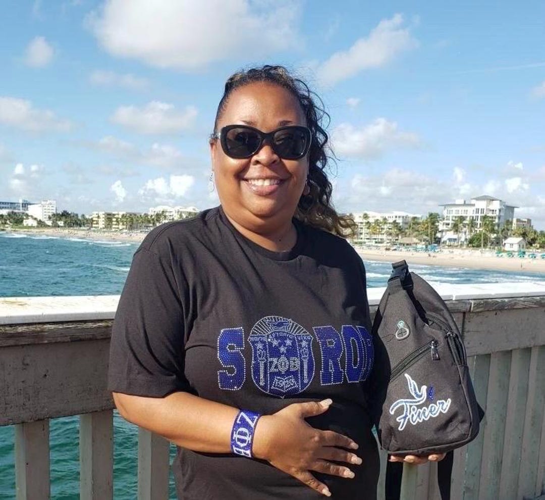 Zeta Phi Beta Bling Soror T-shirt, Zphib Sorority Gift, New Member Gift ...