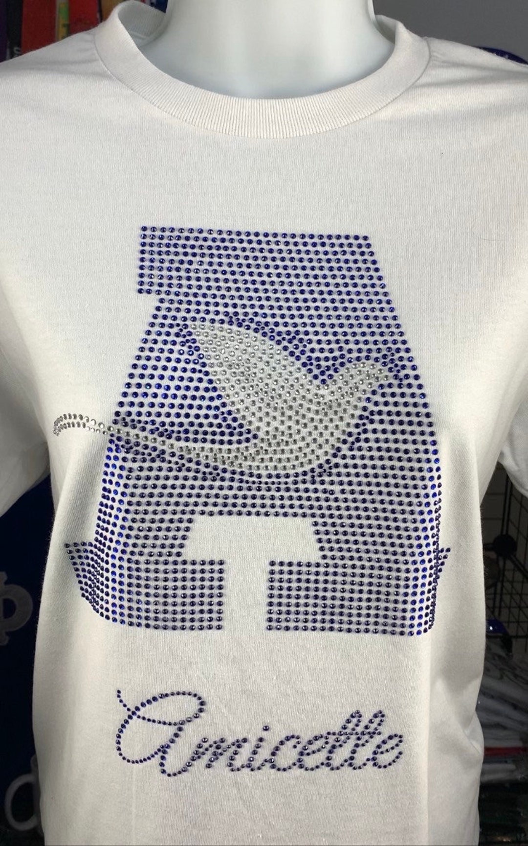 Zeta Phi Beta Amicette Bling T-shirt/sweatshirt - Etsy