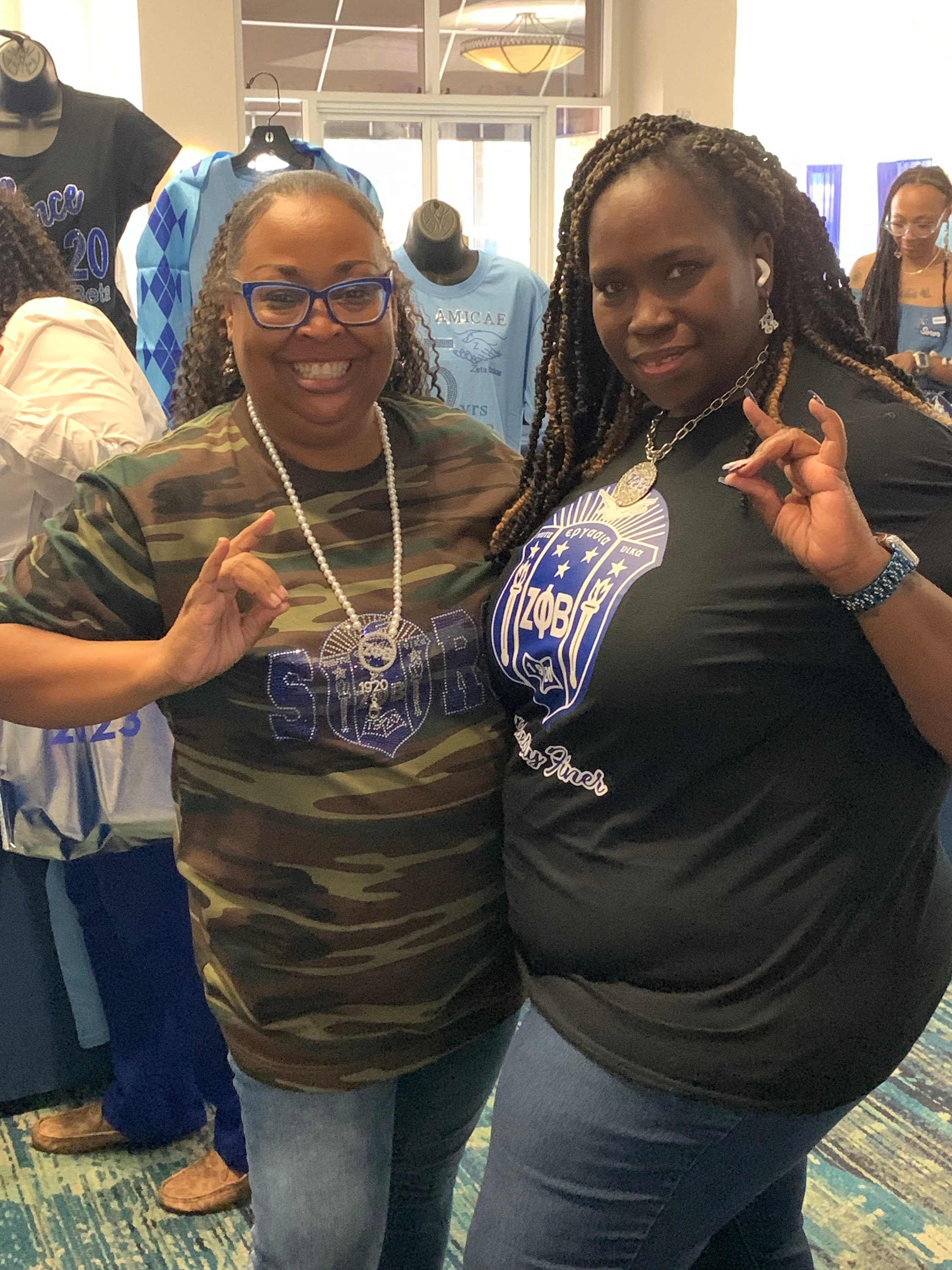 Zeta Phi Beta Bling Soror T-shirt, Zphib Sorority Gift, New Member Gift ...