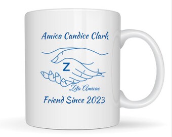 Zeta Phi Beta Sorority Inc, Zeta Amicae, Friends of Zeta Custom Mug ...