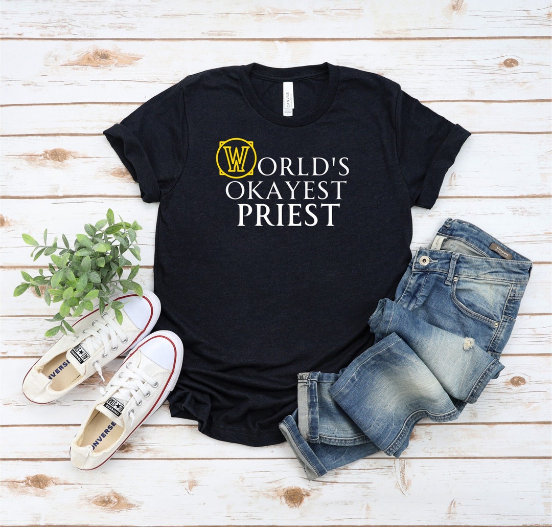 Priest T Shirt, Shirt for Gamer, Gaming Tshirt, Shadow Priest Tee, Holy ...