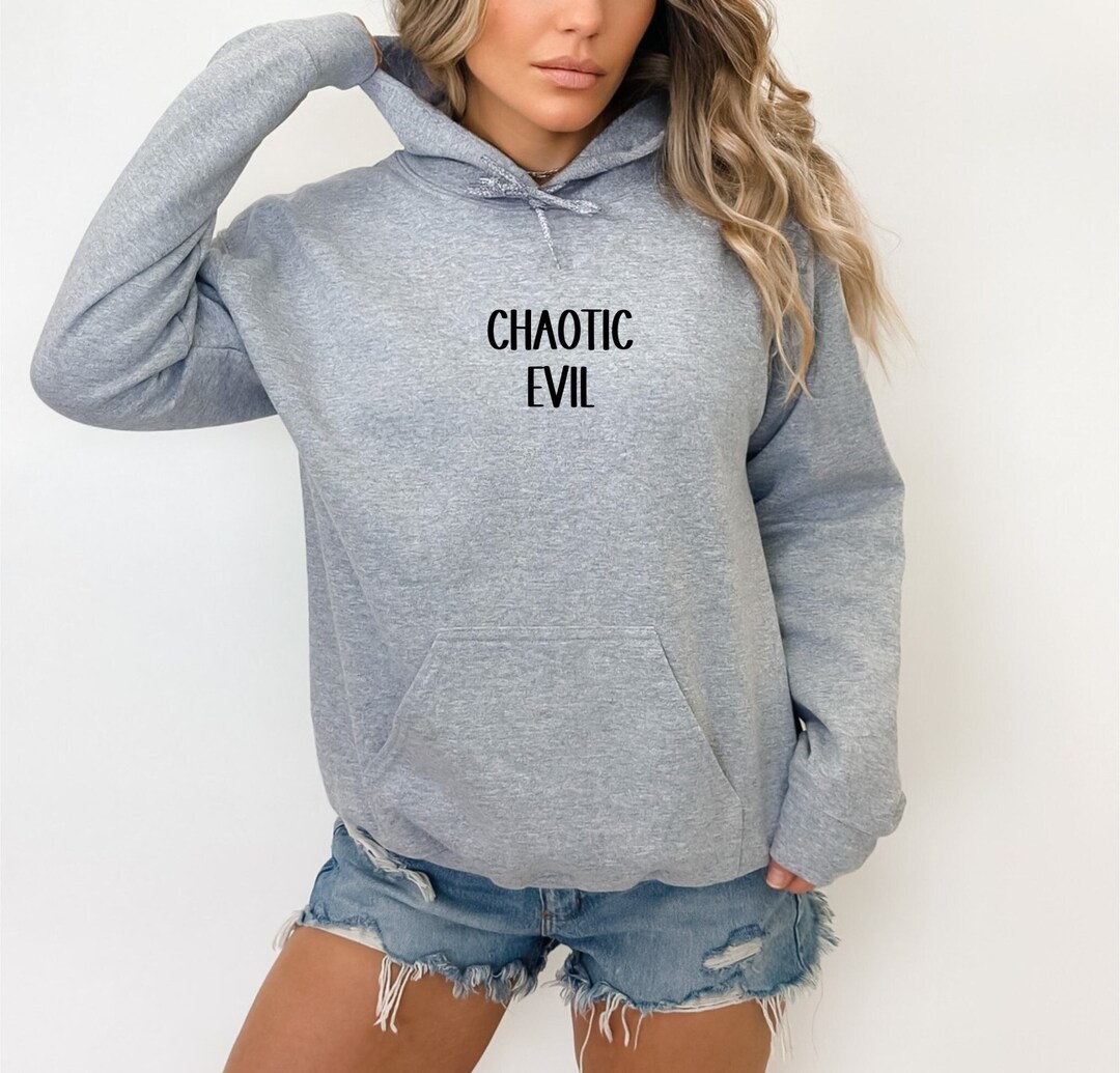 Chaotic Evil Character Alignment Gamer Sweater, Gaming Sweatshirt, Cute ...