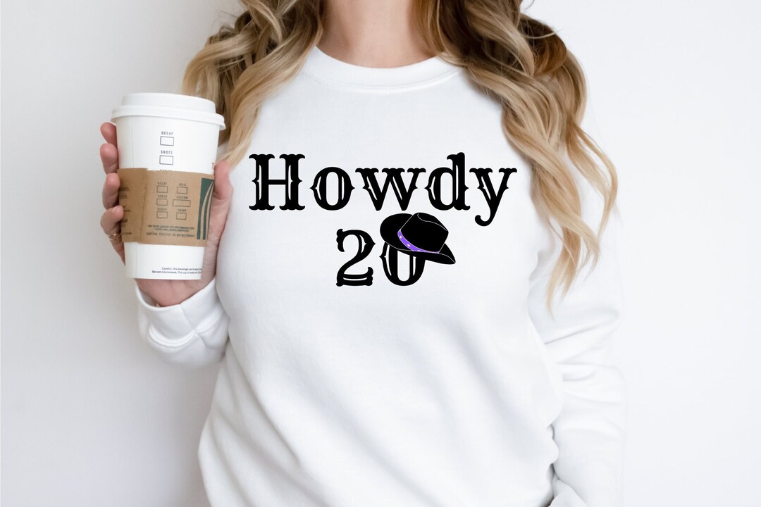 Howdy Twenty Western Birthday Sweatshirt, 20th Birthday Sweatshirt ...