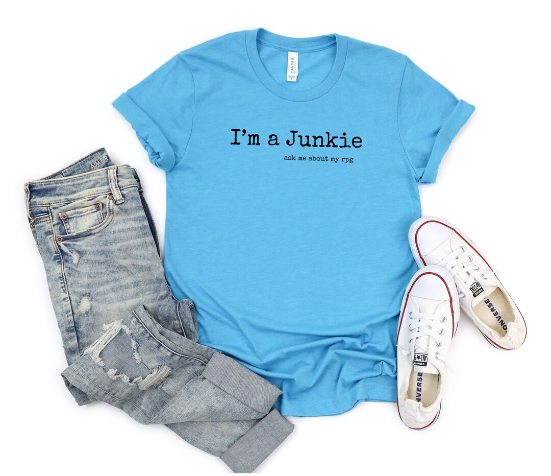 RPG Junkie Gamer Shirt, Gamer Identity T-shirt, Identify as a Gamer ...