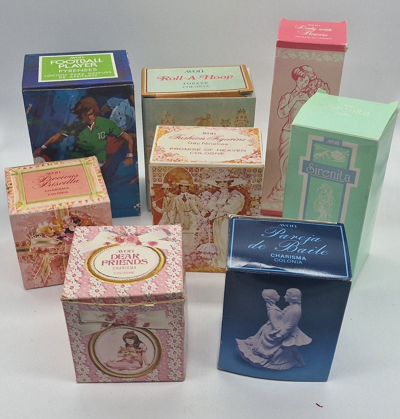 Vintage Avon Cologne Bottles With Boxes-various Types - Etsy