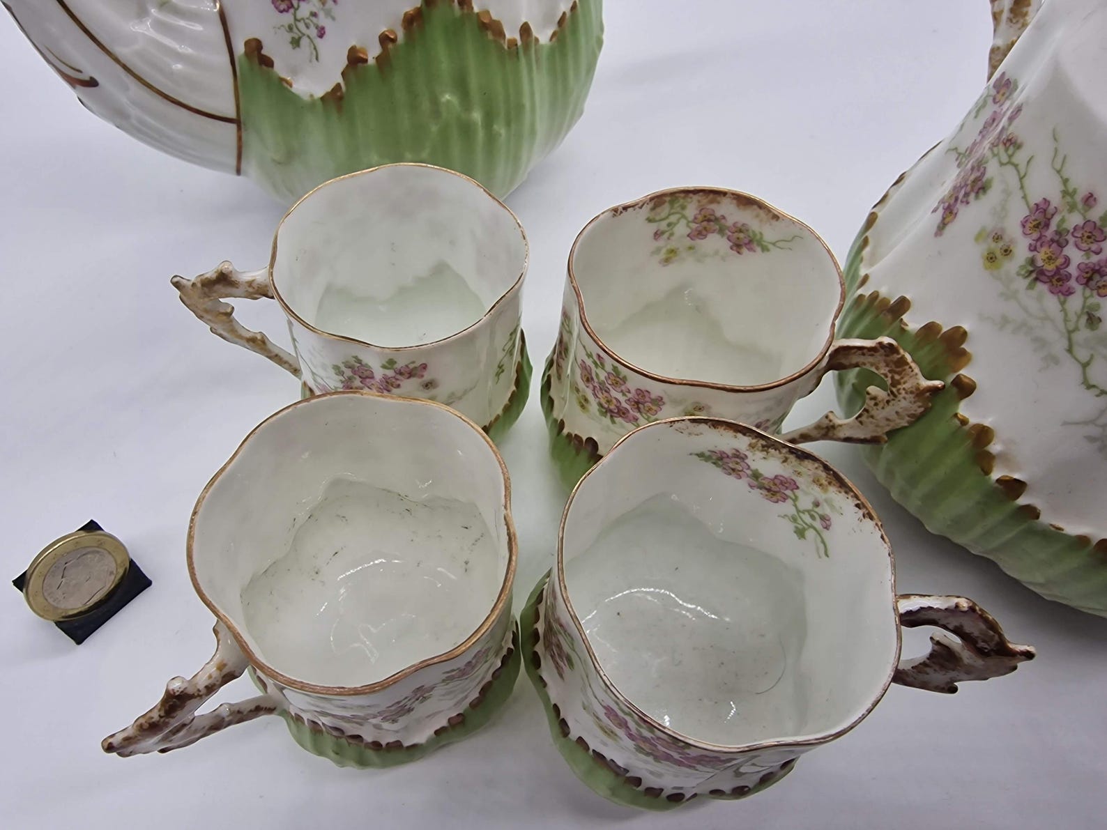 Limoges Coffee Set, Late 19th Century. No Stamp - Etsy