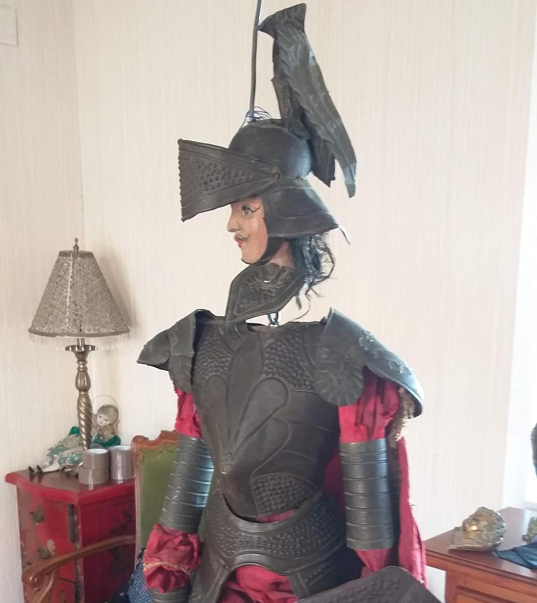 Antique Puppet of a Medieval Knight in Armor, 19th Century - Etsy
