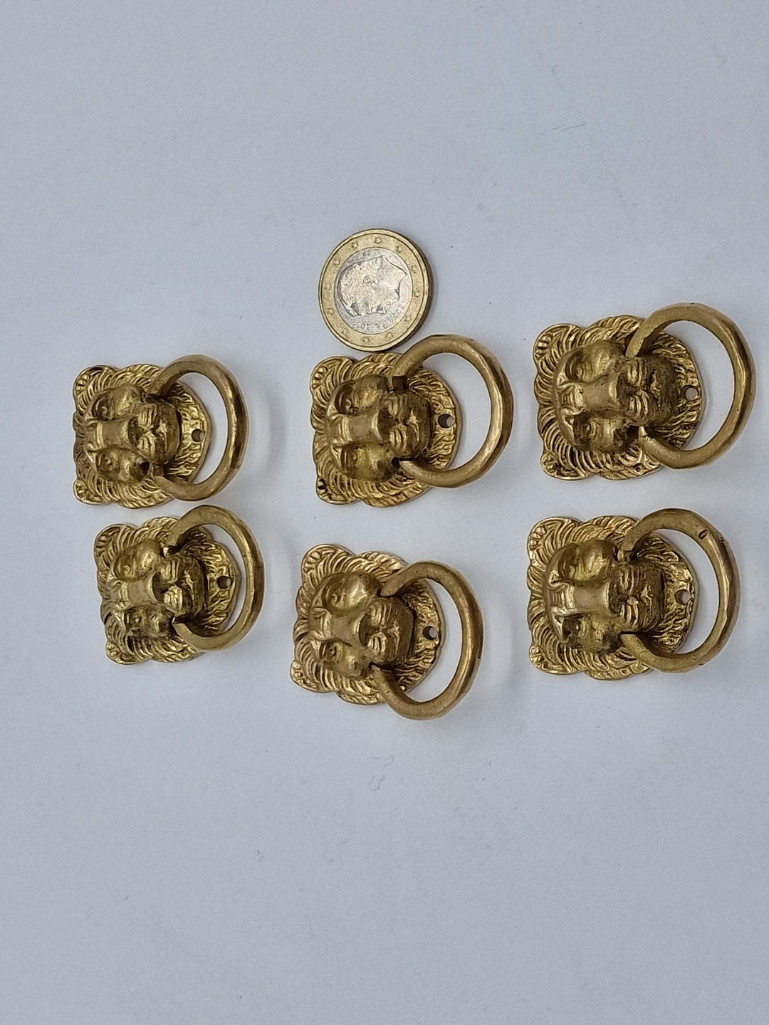 Antique Furniture Restoration Handles 4 Lion Head - Etsy