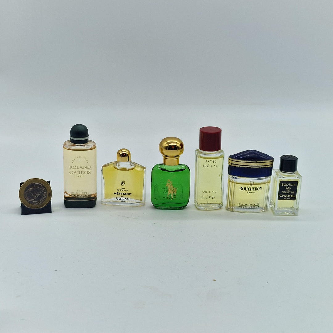 Vintage Miniature Perfumes – Exclusive Lot of 5 High-end Men's ...