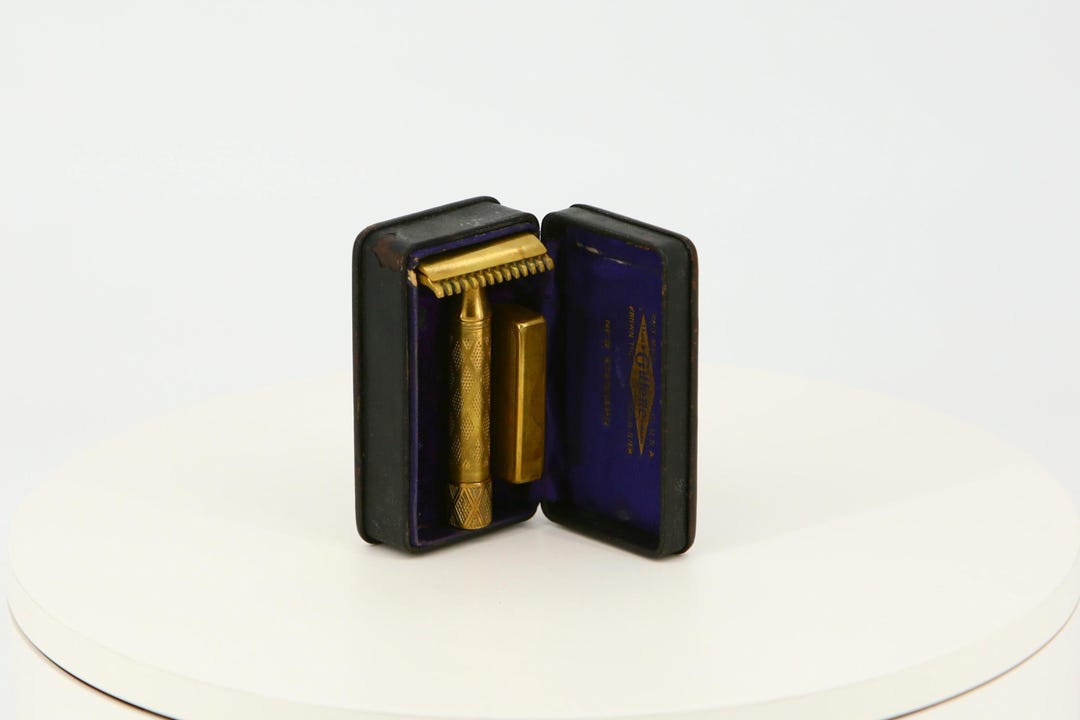 Vintage Brass Gillette Standard Safety Razor, Made in England - Etsy