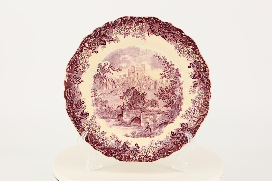 Test Vintage Plate, Haddon Hall, Romantic England - Etsy