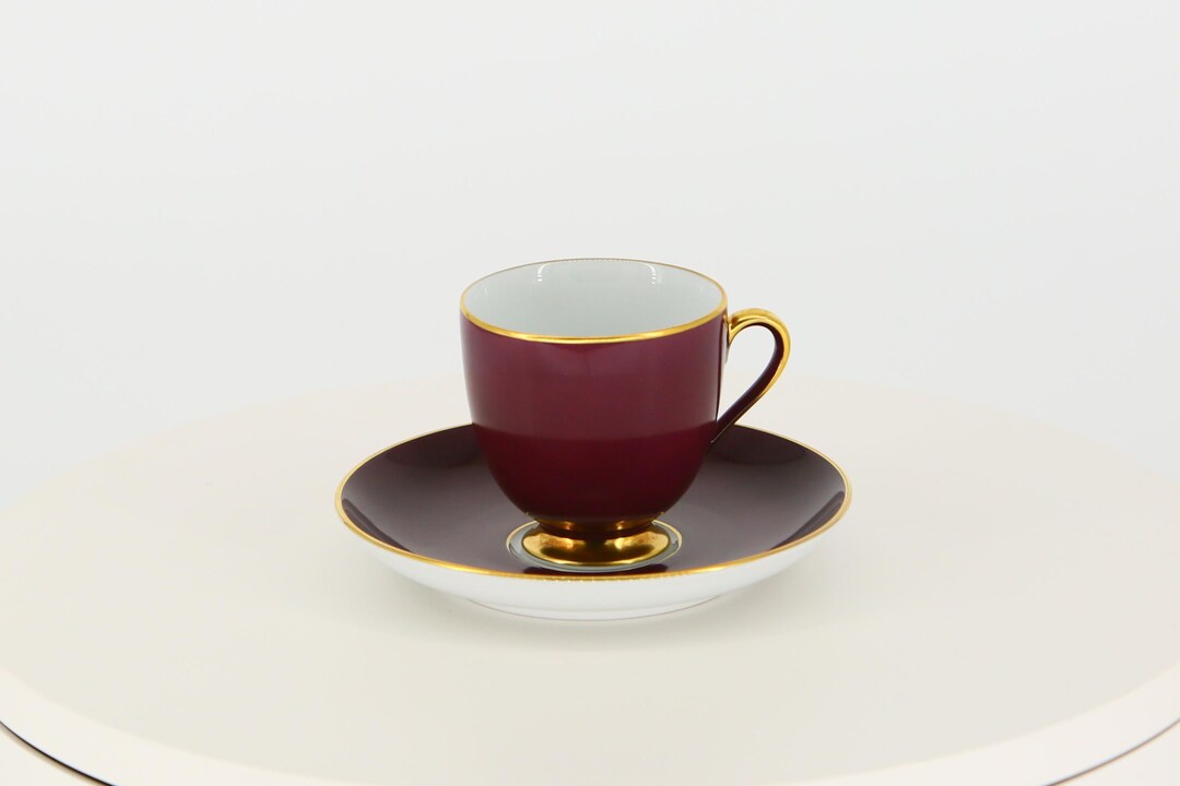 Vintage Cup and Saucer, Furstenberg. Germany of the 50 - Etsy
