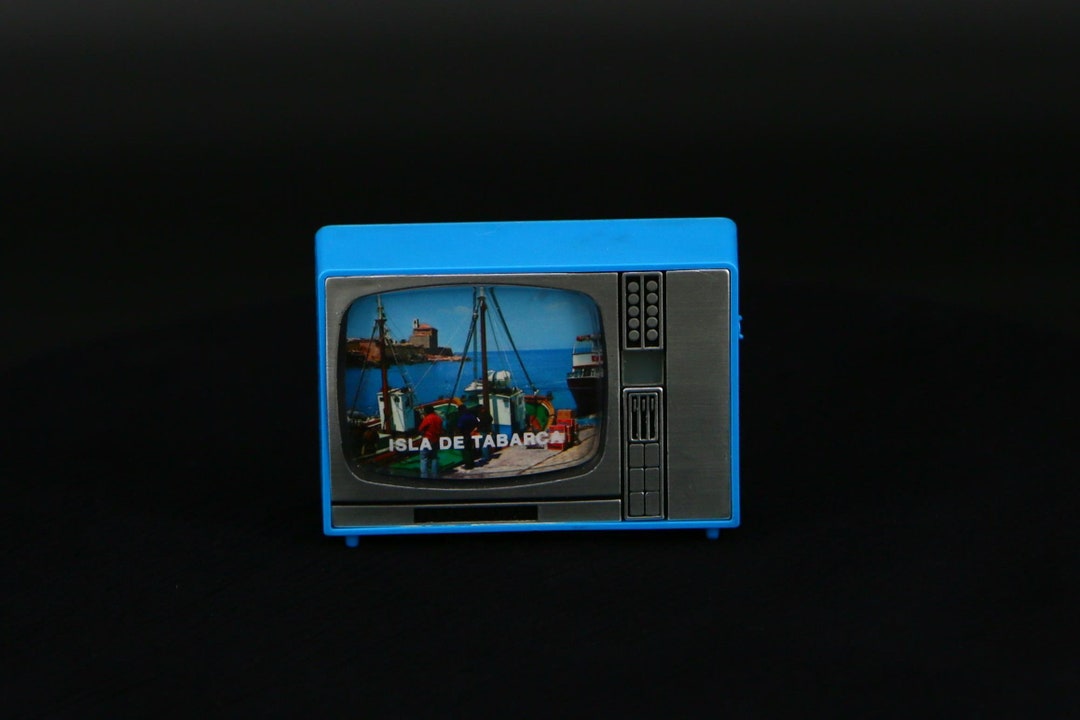 Vintage Tv-shaped Slide Viewer, Isla De Tabarca, Retro 60s Toy, Made in ...
