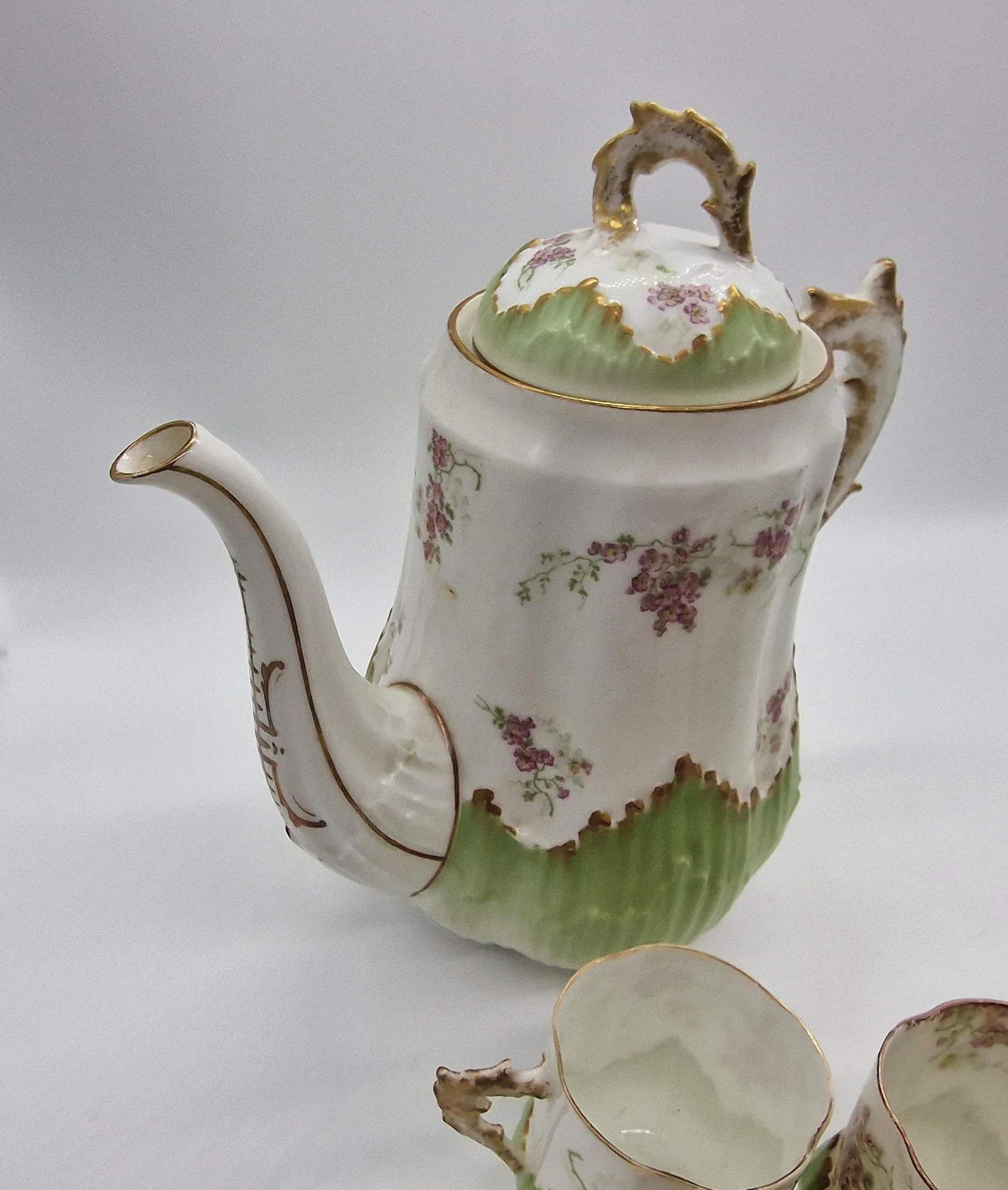 Limoges Coffee Set, Late 19th Century. No Stamp - Etsy