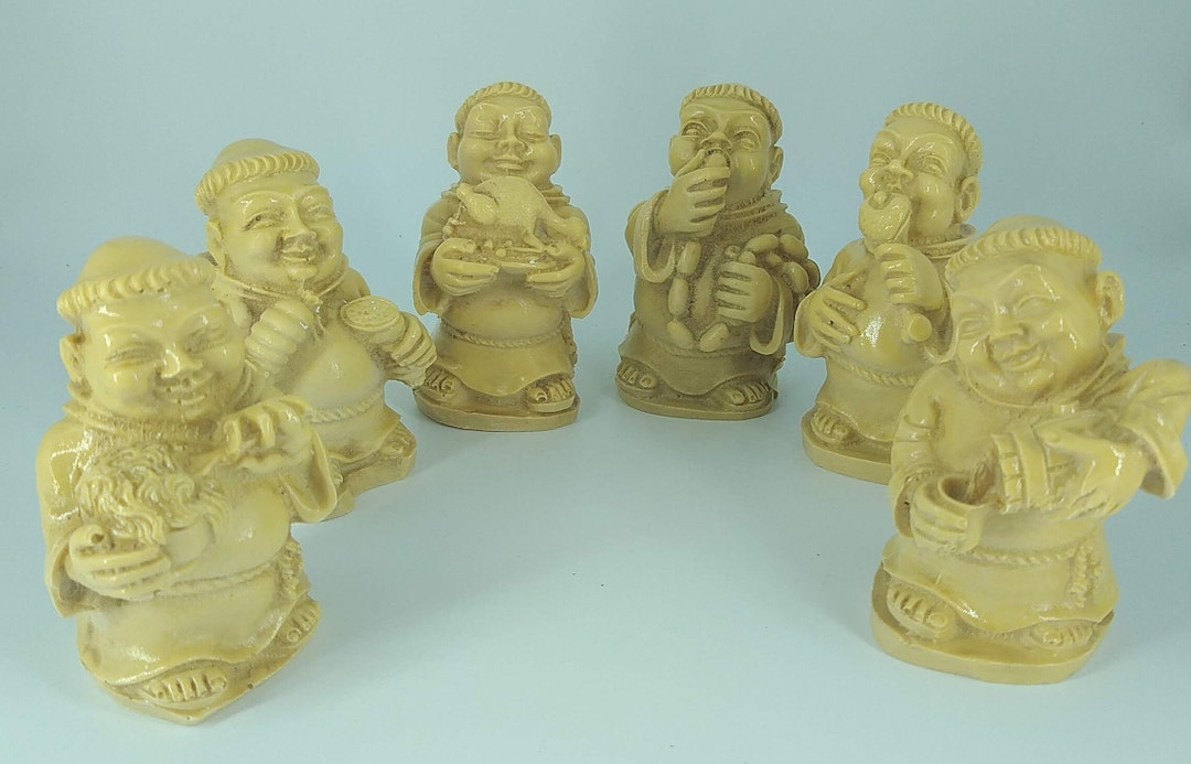 Rubber Monk Figures - Etsy