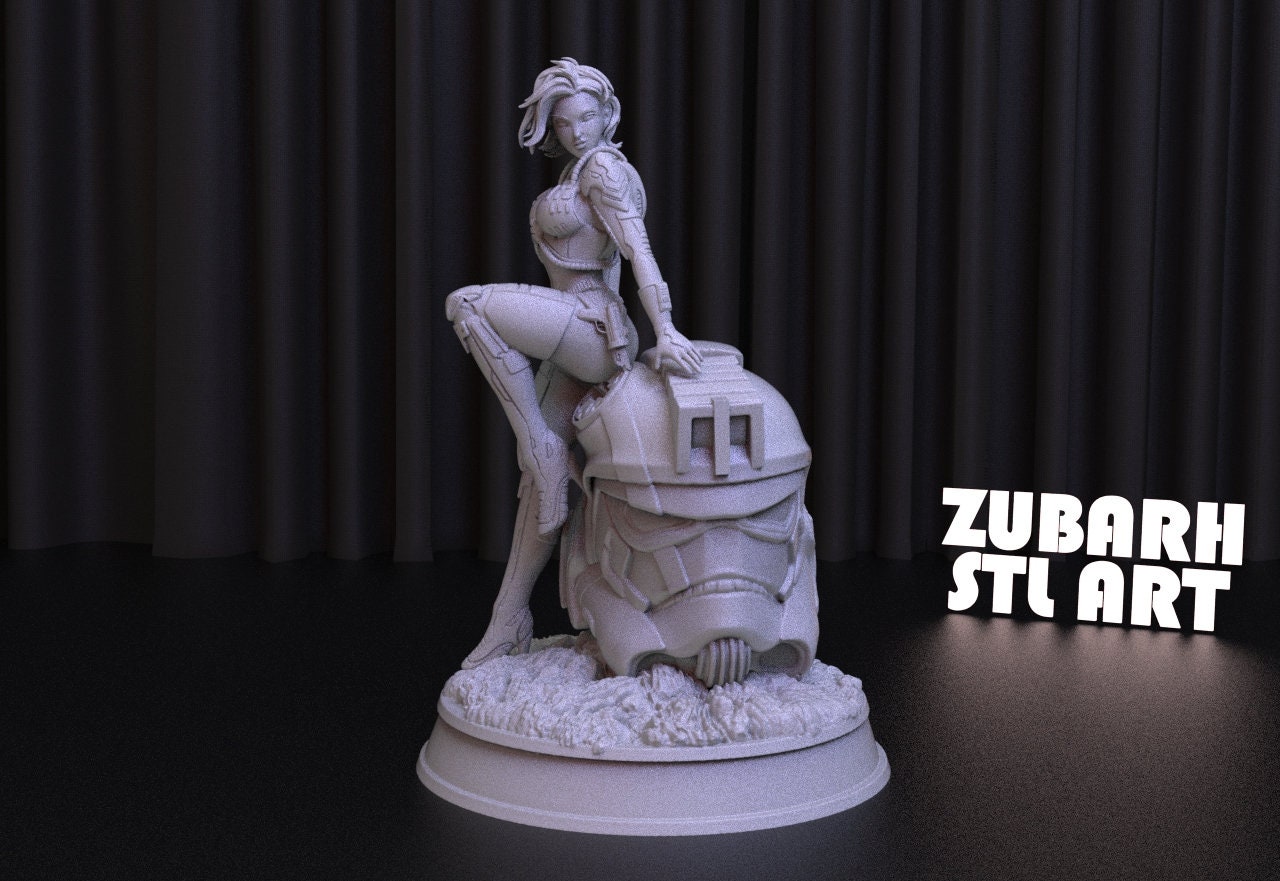 Star Wars Nsfw Sexy Woman Stl File For 3d Printing3d Digital Etsy