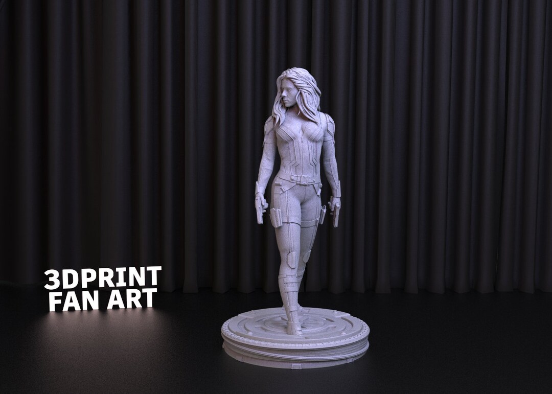 Marvel Black Widow Stl File for 3D Printer Design,romanoff Stl File,3d Model Files,download ...