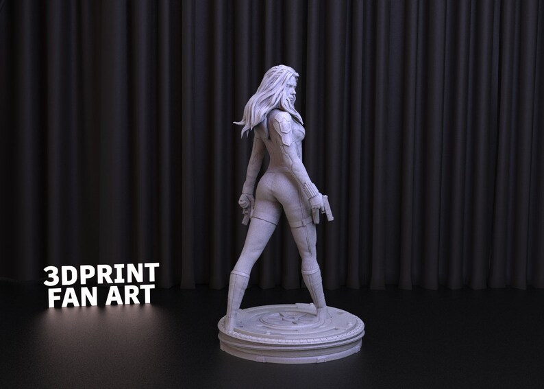 Marvel Black Widow Stl File for 3D Printer Design,romanoff Stl File,3d Model Files,download ...