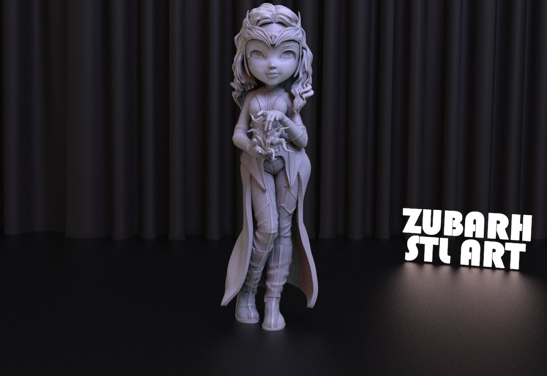 Wanda Maximoff Chibi STL File for 3D Printing3d Digital File - Etsy ...